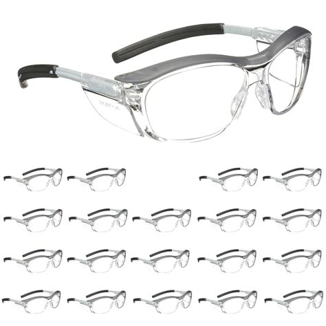3m Safety Glasses Nuvo 20 Pack Ansi Z87 Anti Fog Clear Lens Retro