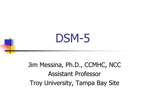 Ppt Dsm 5 Powerpoint Presentation Free Download Id 3993261