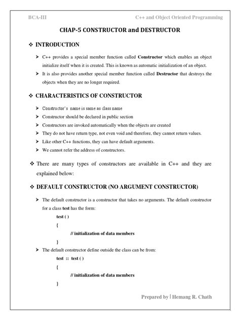 constructors and destructors in c automatic initialization and
