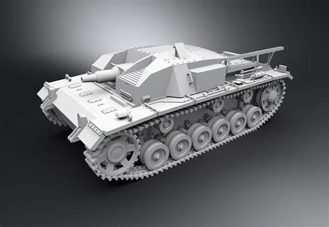Stug Iii B Scale Model 3d Model 3d Printable Cgtrader