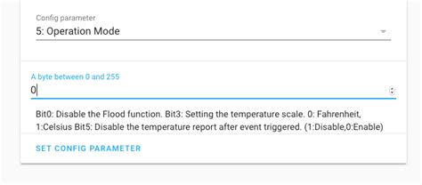 zwave set configuration parameter how does it work configuration