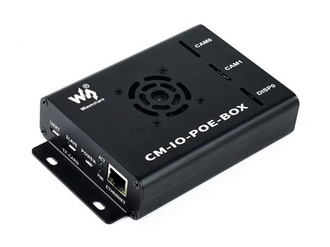 waveshare releases a compute module io board with poe feature