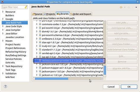 is there a reason why the eclipse build cannot find a maven lib stack