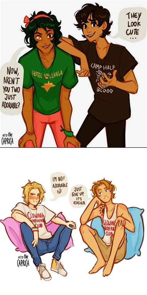 Percy Jackson Solangelo Fierrochase Nicodiangelo Willsolace Pjo By