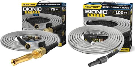 Bionic Steel Pro Garden Hose 304 Stainless Steel Metal