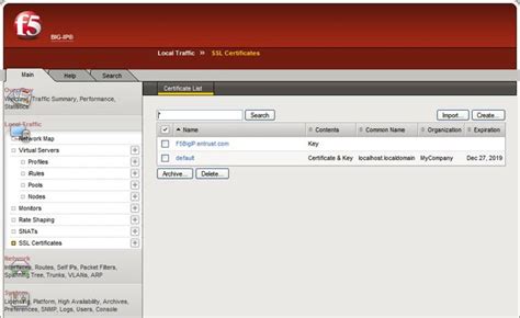 ssl tls certificate installation instructions f5 big ip