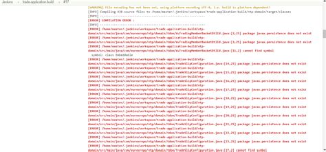 compilation error package does not exist maven compilation 2020