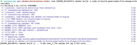 how to go from slow to fast docker build with example