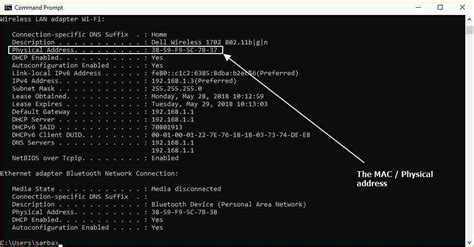 How To Find My Mac Address Using Cmd Prompt Lopworldof