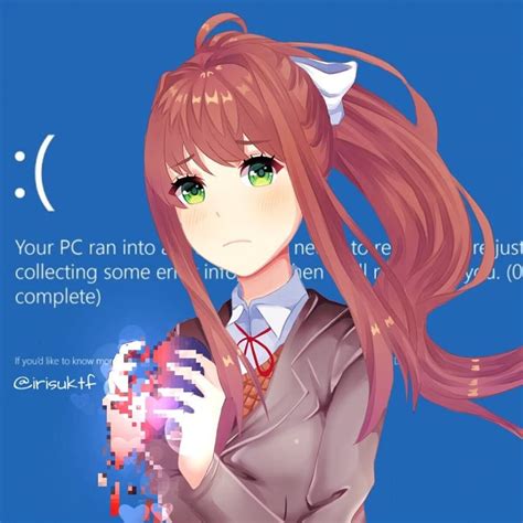 Doki Doki Literature Club Monika Fanart Literature Club Literature