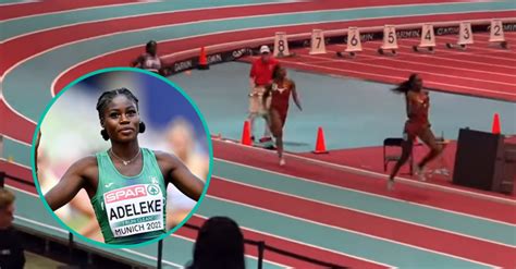 Rhasidat Adeleke Smashes 21 Year Old Irish 400m Indoor Record Balls Ie