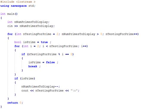 write a c program to find prime numbers