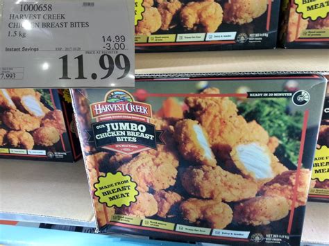 1000658 Harvest Creek Chicken Breast Bites 1 5 Kg 3 00 Instant Savings