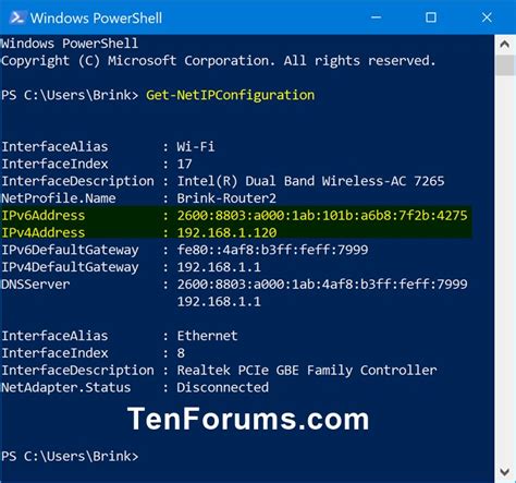 find ip address of windows 10 pc windows 10 tutorials