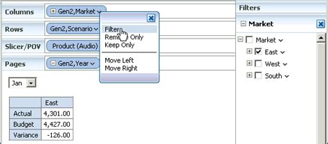 using mdx query builder