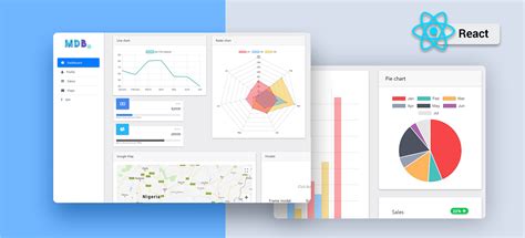 react admin dashboard template react and material design