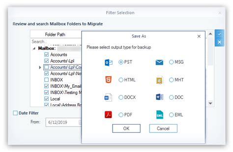 imap backup tool to backup multiple imap server mailboxes