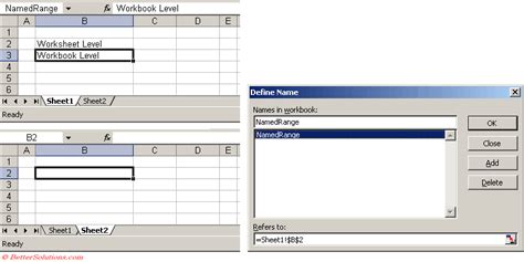 excel named ranges name conflict dialog box
