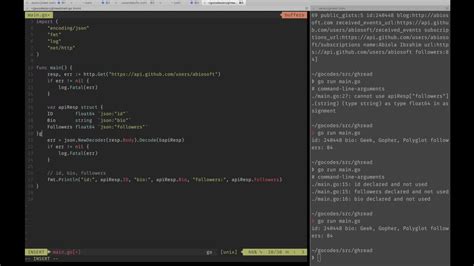 json decoding with go youtube