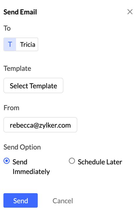 zoho crm and hubspot integrations in zoho mail