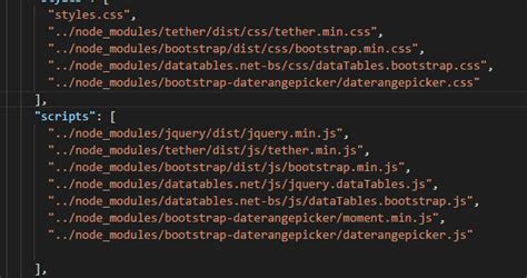 angular bootstrap 4 datatablejs in angular4 cli project
