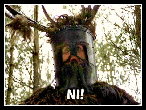 4 25 monty python holy grail vinyl sticker funny knights who say ni