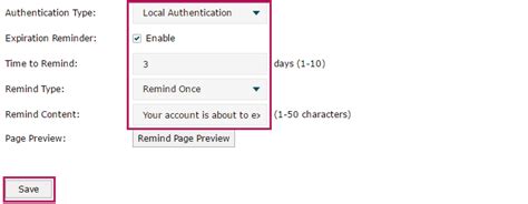 configuring authentication