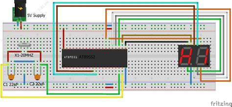 microcontroller 8051 interfacing 2 digit 7 segment display 00 99