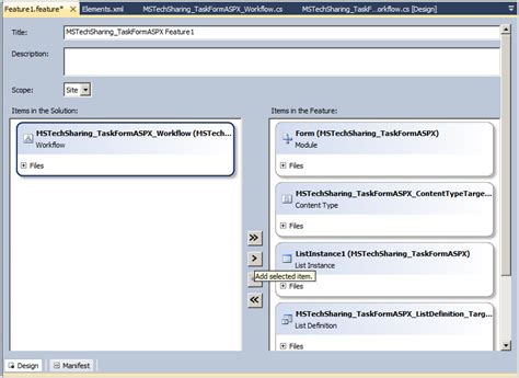 create workflow with custom task form aspx page in
