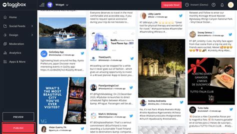 how to embed twitter feed on any website for free taggbox