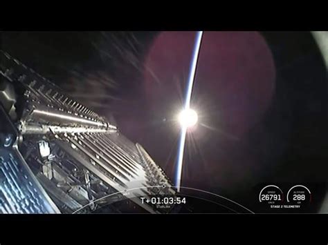 Watch Spacex Deploy 60 Starlink Satellites In Stunning View From Space
