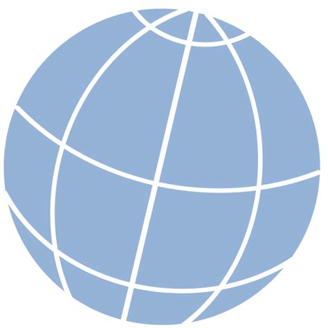 Simple Globe Icon Vector Clip Art Free Svg