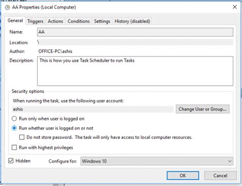 how to run batch files silently on windows 10