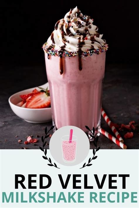 Red Velvet Milkshake Recipe Updated 2024