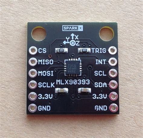 mlx90393 magnetometer breakout sparkfun spx 14160 core electronics