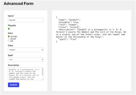 schema react js examples