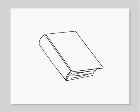 Premium Vector Book Continuous One Line Illustration