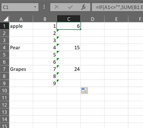 excel sum variable range replace indirect with non