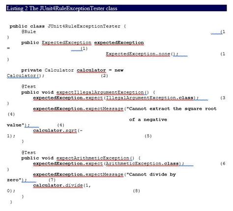 junit exception rule example at kristy casey blog