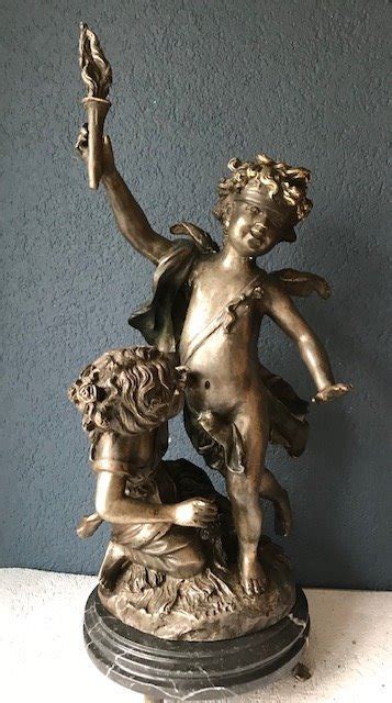 Bronze Statue Two Angels 62 Cm Catawiki