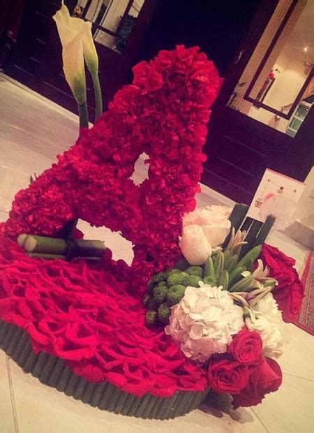 باکس گل حروف انگلیسی