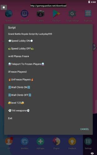 grand battle royale script lua scripts gameguardian