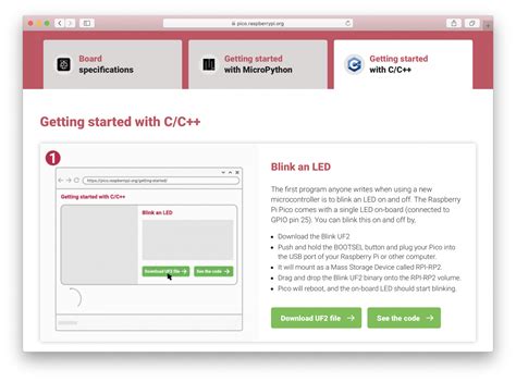 how to blink an led with raspberry pi pico in c raspberry pi