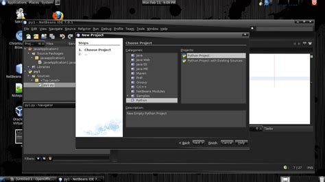 install python di netbeans welcome