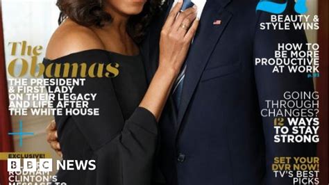 Barack And Michelle Obamas Essence Photoshoot Thrills Web Bbc News