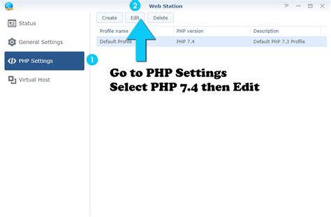 synology php 7 4 settings and extensions for wordpress marius hosting