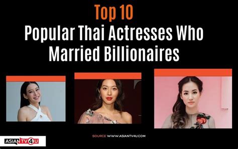 Famous Thai Actress Wedding