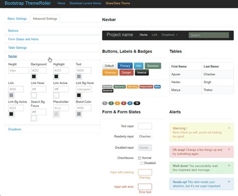 custom css styles with the bootstrap theme roller inmotion hosting