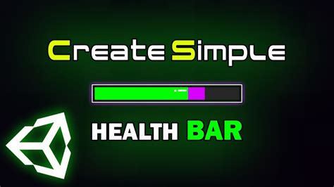 how to make health bar in unity simple health bar youtube