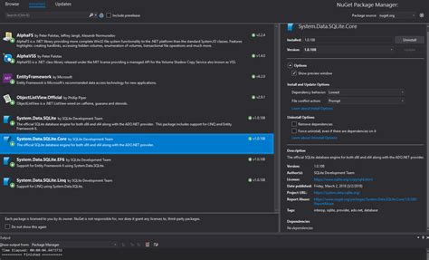 c sqlite sqlite3 exception system dllnotfoundexception stack overflow